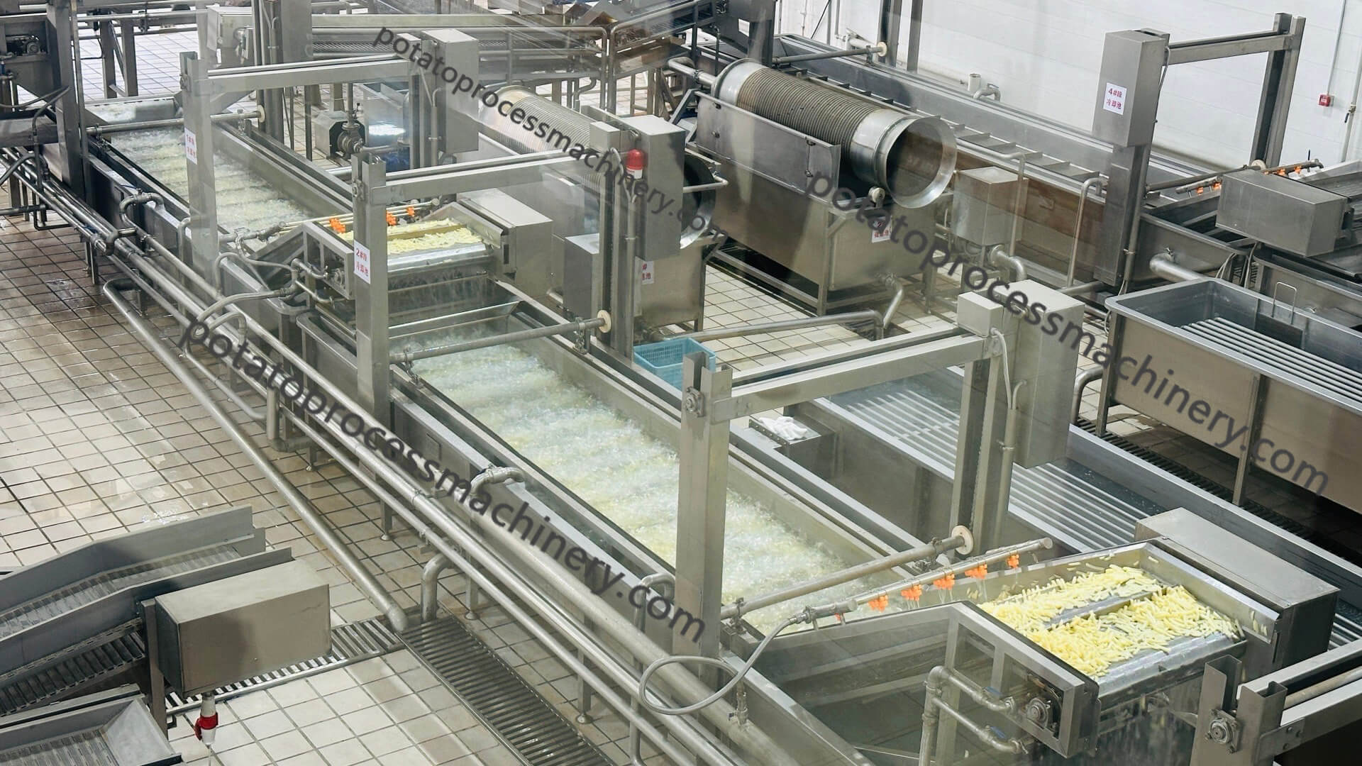 Fully automatic frozen french fries machine production line - POTAPRO