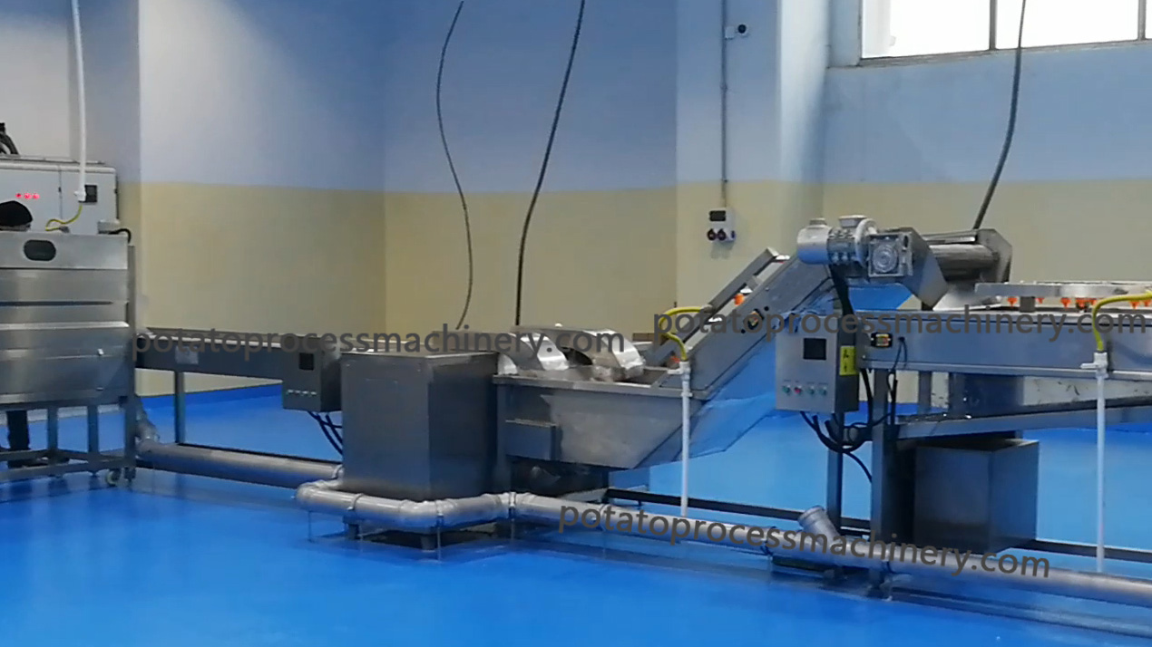 fully automatic french fries production line for Customer in Turkey ...